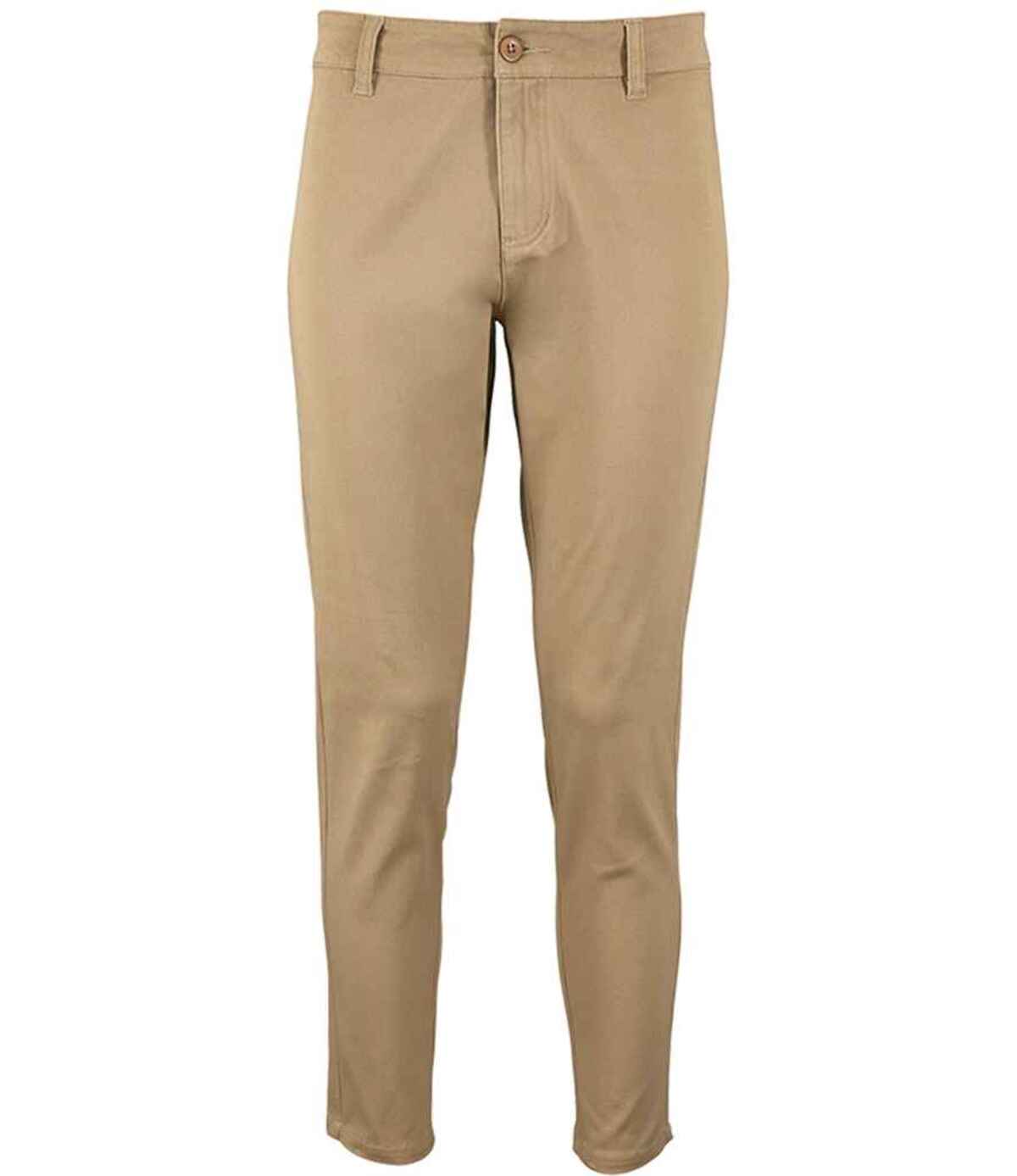 Personalised SOL'S Ladies Jules Chino Trousers - Chestnut | The Funky Peach