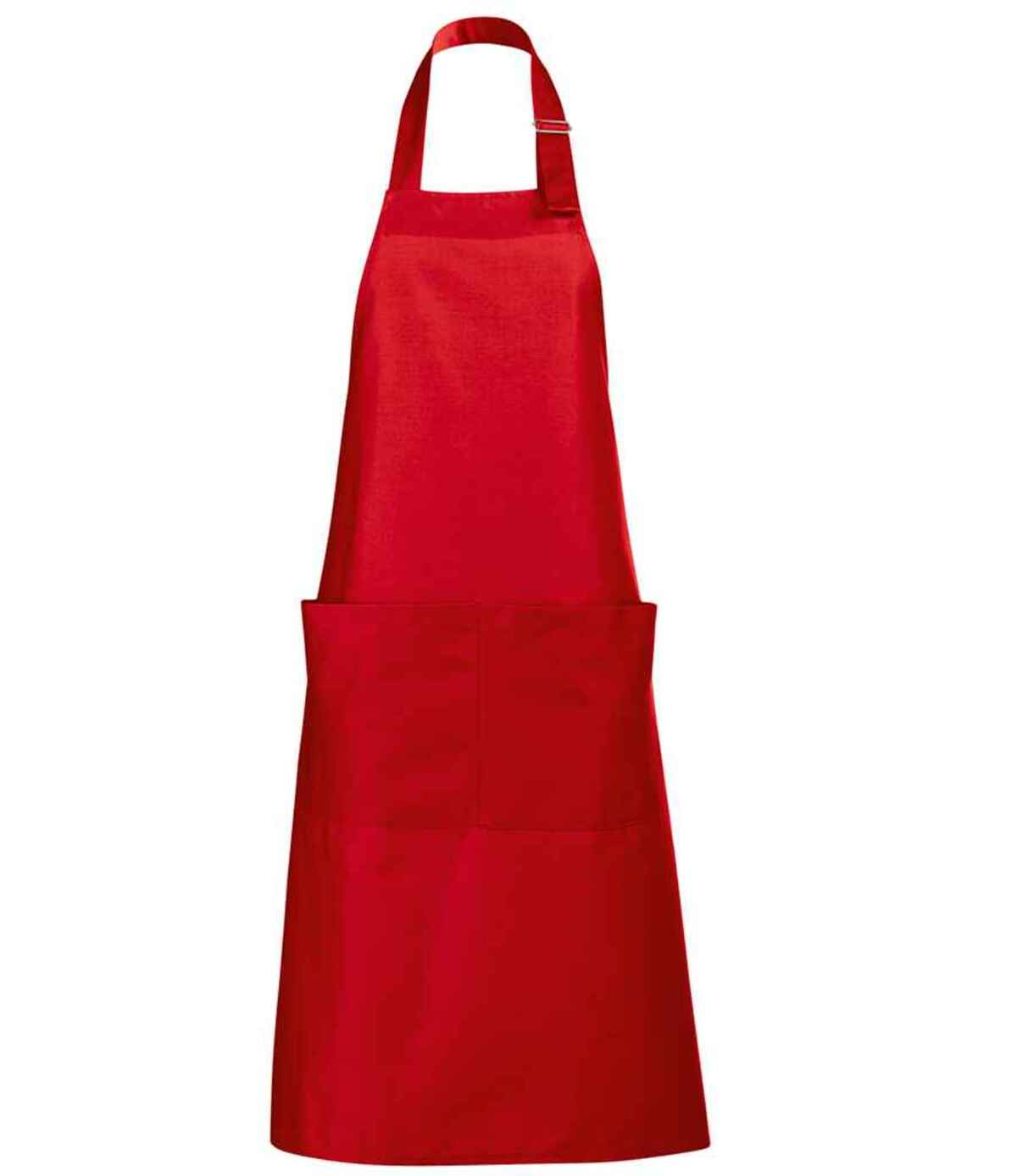 Personalised SOL'S Gala Long Bib Apron - Red | The Funky Peach