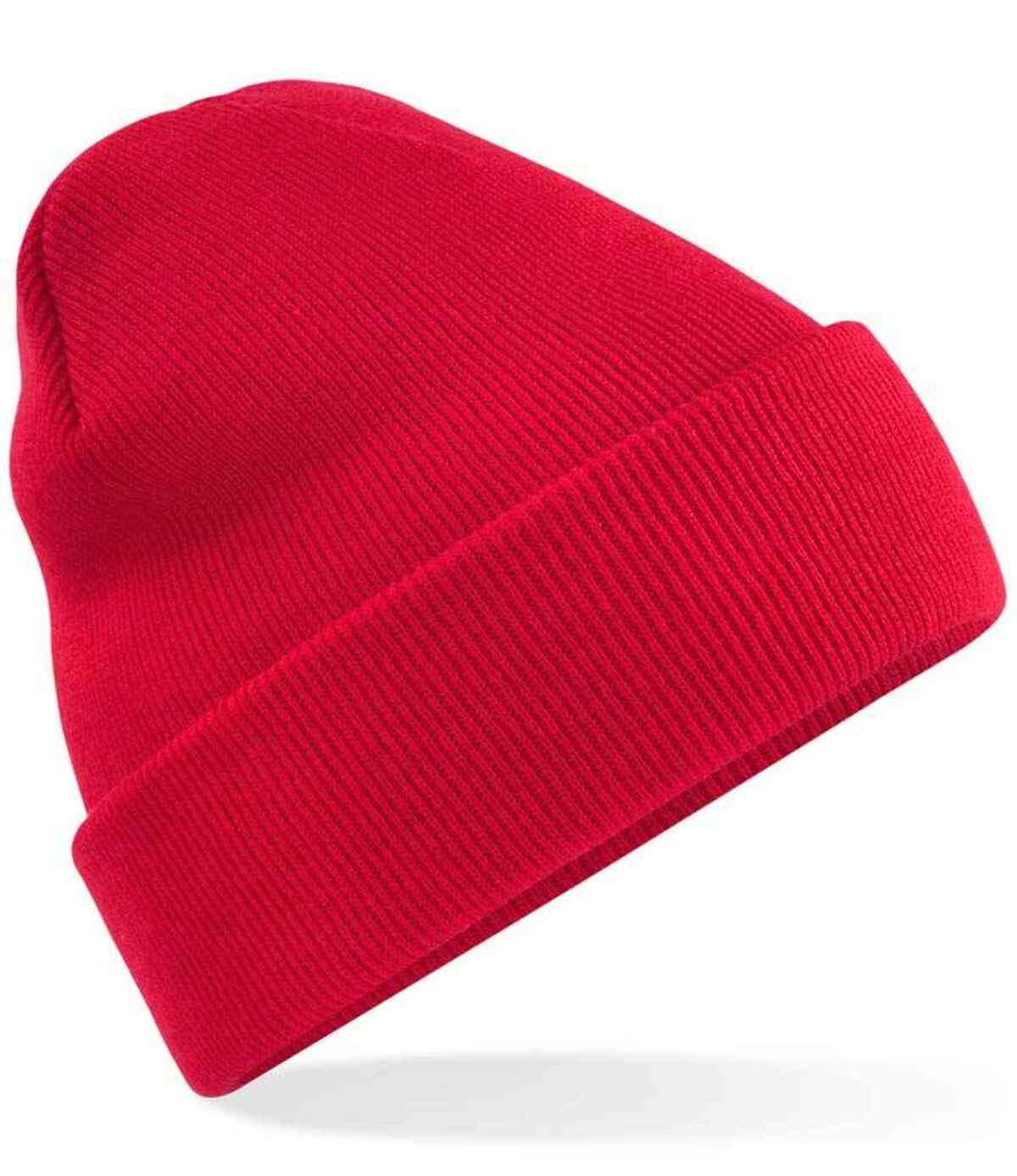 Personalised Beechfield Original Cuffed Beanie - Classic Red | The ...