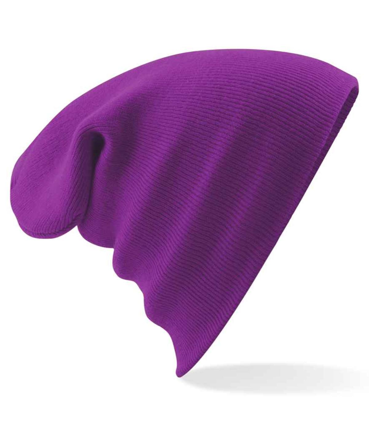 Personalised Beechfield Original Cuffed Beanie - Magenta | The Funky Peach