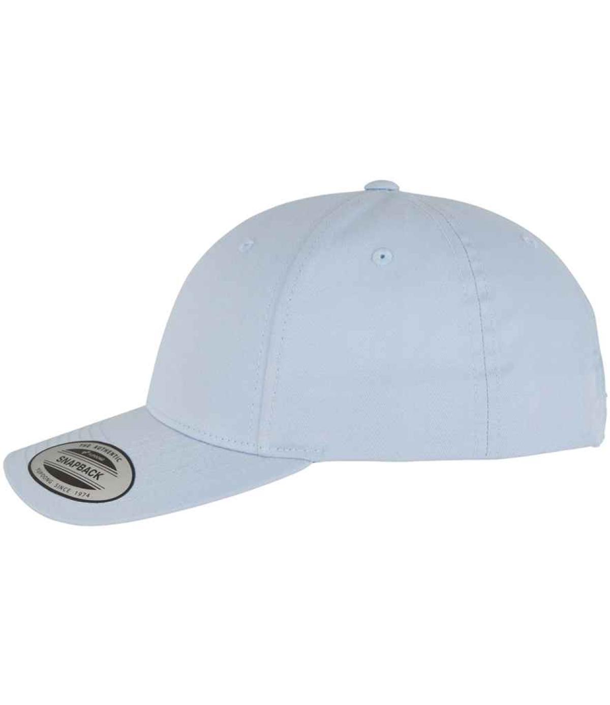 Personalised Flexfit Curved Classic Snapback Cap - Light Blue | The ...