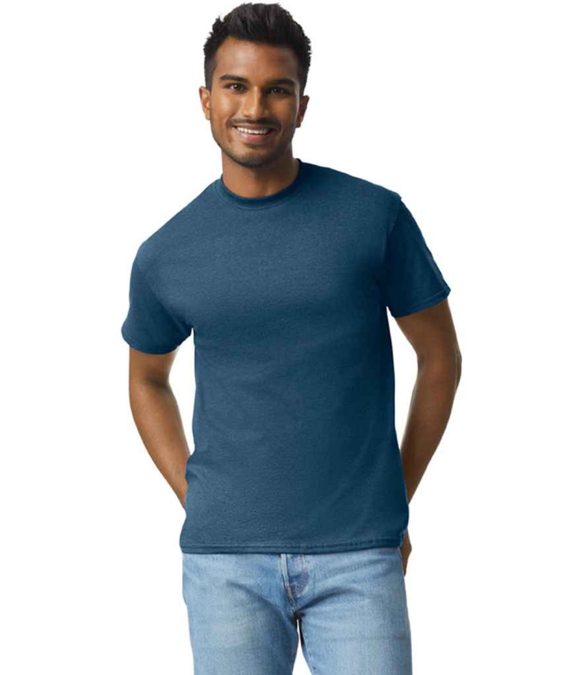 Personalised Gildan Ultra Cotton™ T-Shirt - Blue Dusk | The Funky Peach
