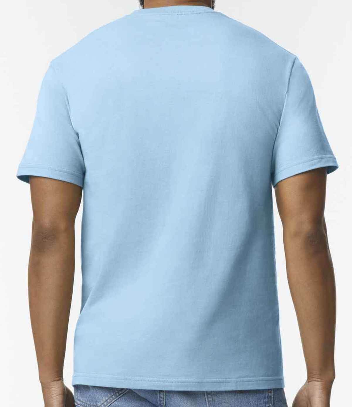 Personalised Gildan SoftStyle® Midweight T-Shirt - Light Blue | The ...