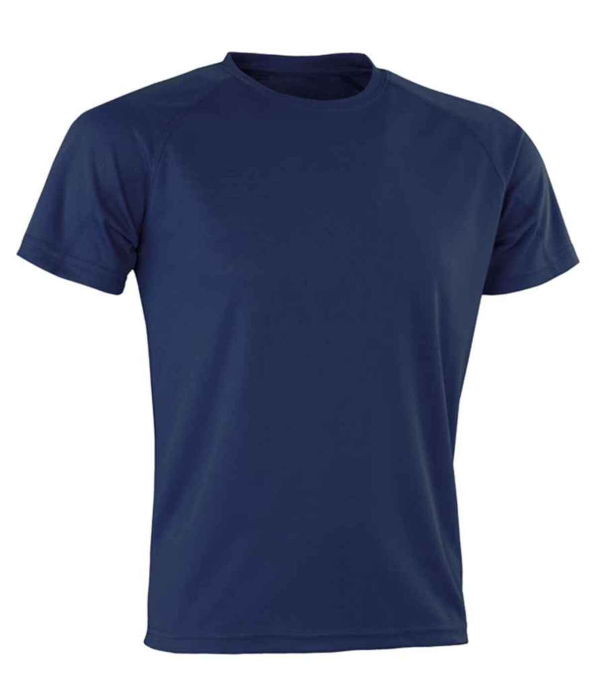 Personalised Spiro Impact Performance Aircool T-Shirt - Navy | The ...