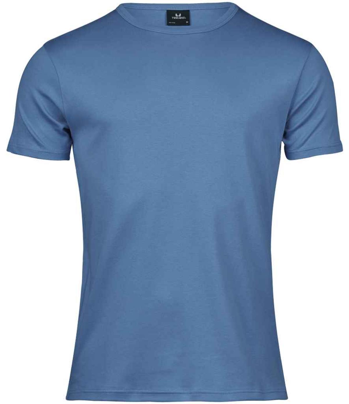 Personalised Tee Jays Interlock T-Shirt - Ocean Blue | The Funky Peach