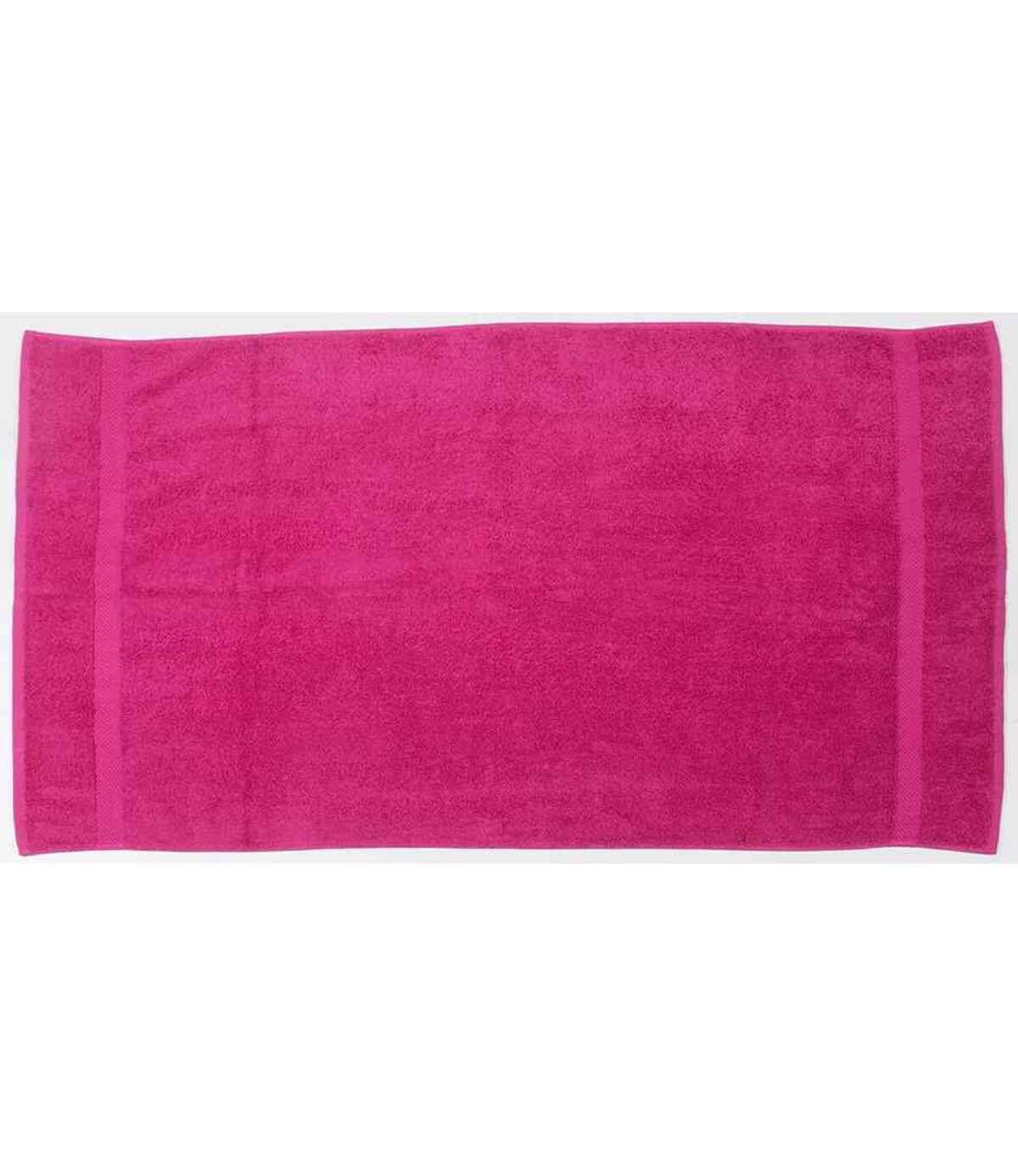 Personalised Towel City Luxury Bath Towel - Fuchsia | The Funky Peach